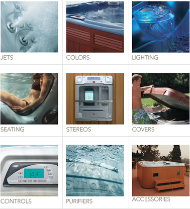 Spa Features, Options, and Accessories - Sundance Spas